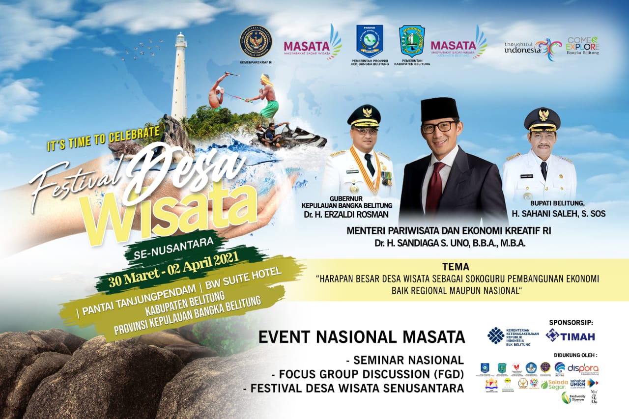 Ayo Ramaikan Even Nasional Festival Desa Wisata Se-Nusantara MASATA ...