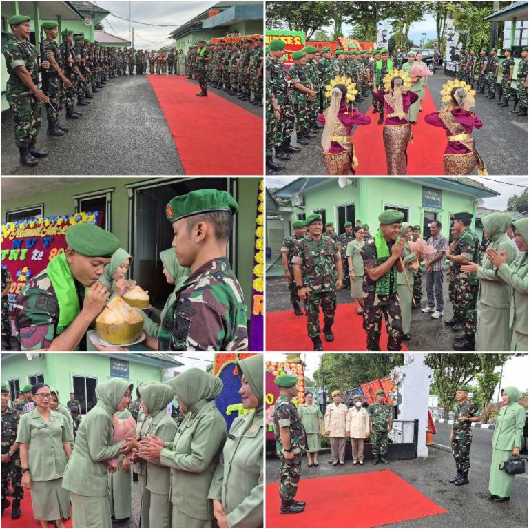 Dandim Baru Letkol Inf Teguh Adie Setiawan Disambut Dengan Tradisi Yang ...